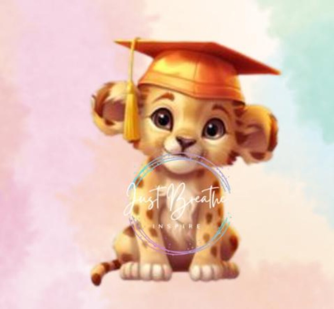 Pre-k Graduation Lion Cub Digital File PNG, Preschool Grad - Etsy