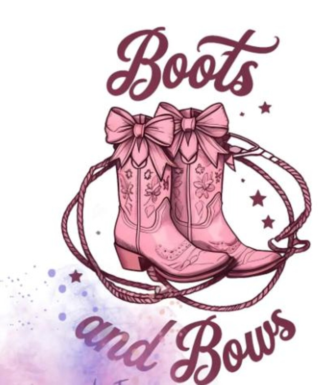 Western Cowgirl Boots and Coquette Bows, Coquette Bow, Coquette Western ...