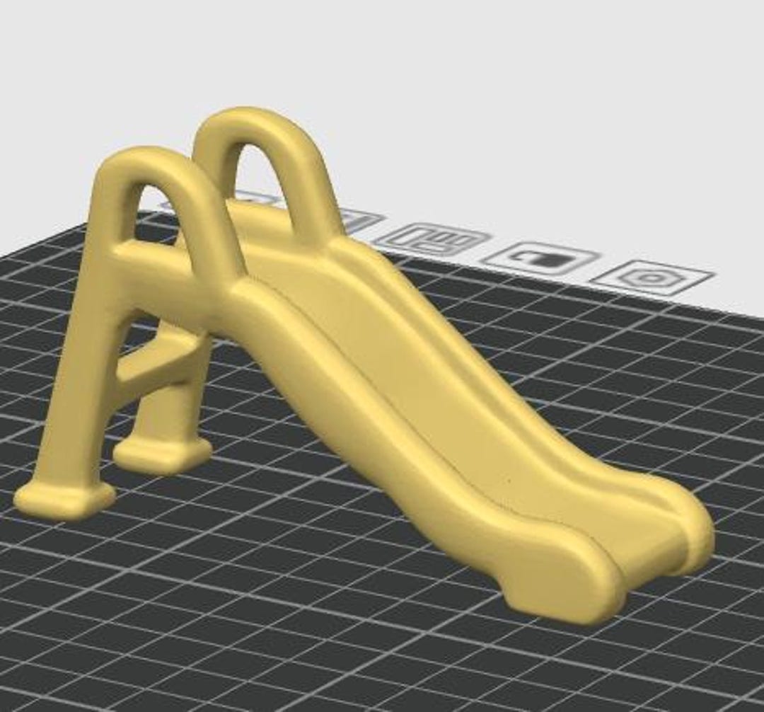 Dollhouse Slide, STL File, 3d Printer File, Dollhouse Miniature, My ...