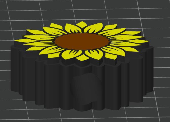 Sunflower Straw Topper, STL File, 3D Print File, Tumbler Straw Topper ...