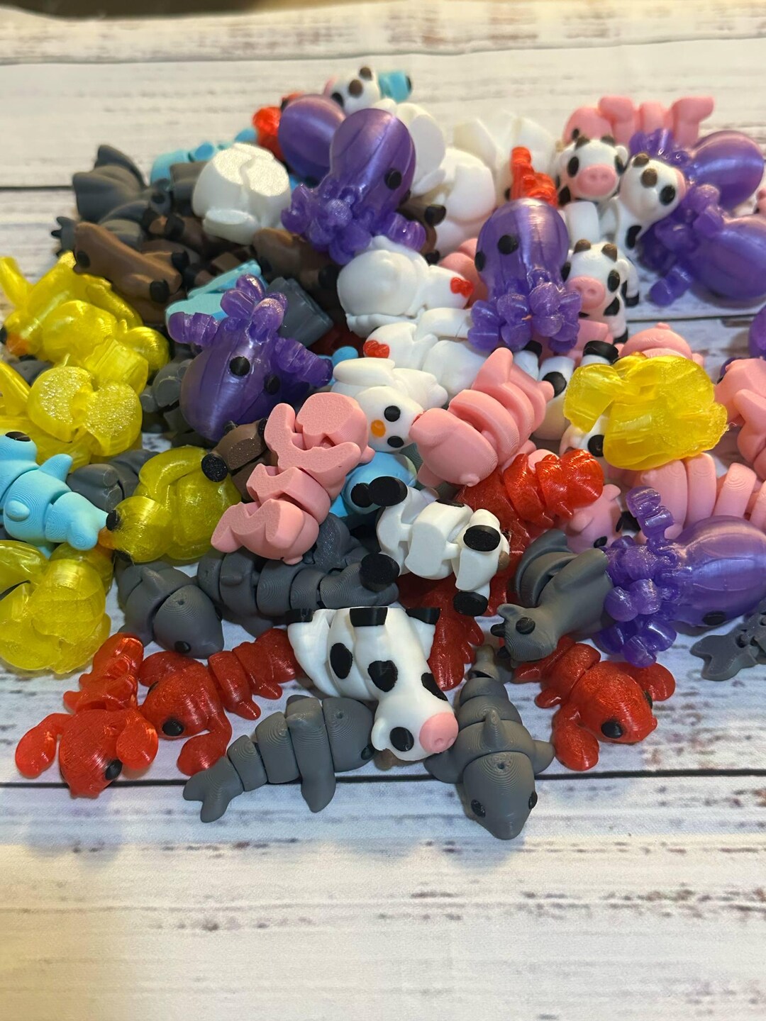 3d Fidget Pets, Articulated Desk Pets, Baby Animals, Tiny Pets - Etsy