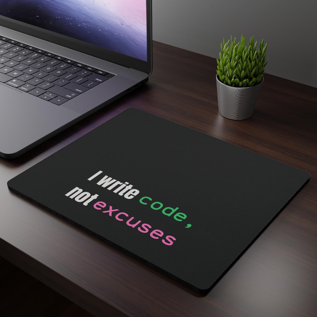 Programmer Mouse Pad, Developer Desk Mat, Tech Enthusiast Accessories ...
