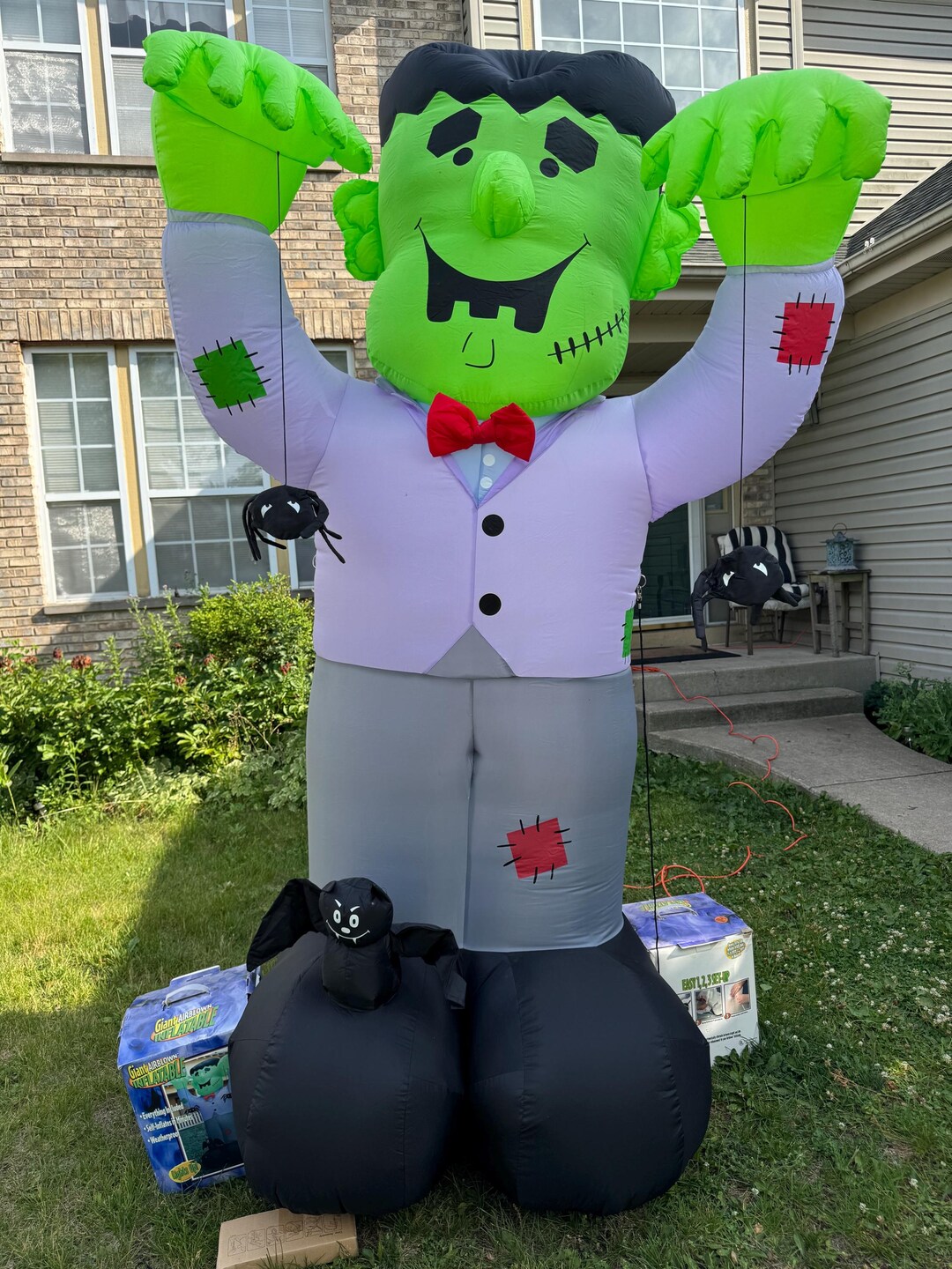 Vintage GEMMY 8 Feet Giant Airblown Inflatable Monster Halloween ...
