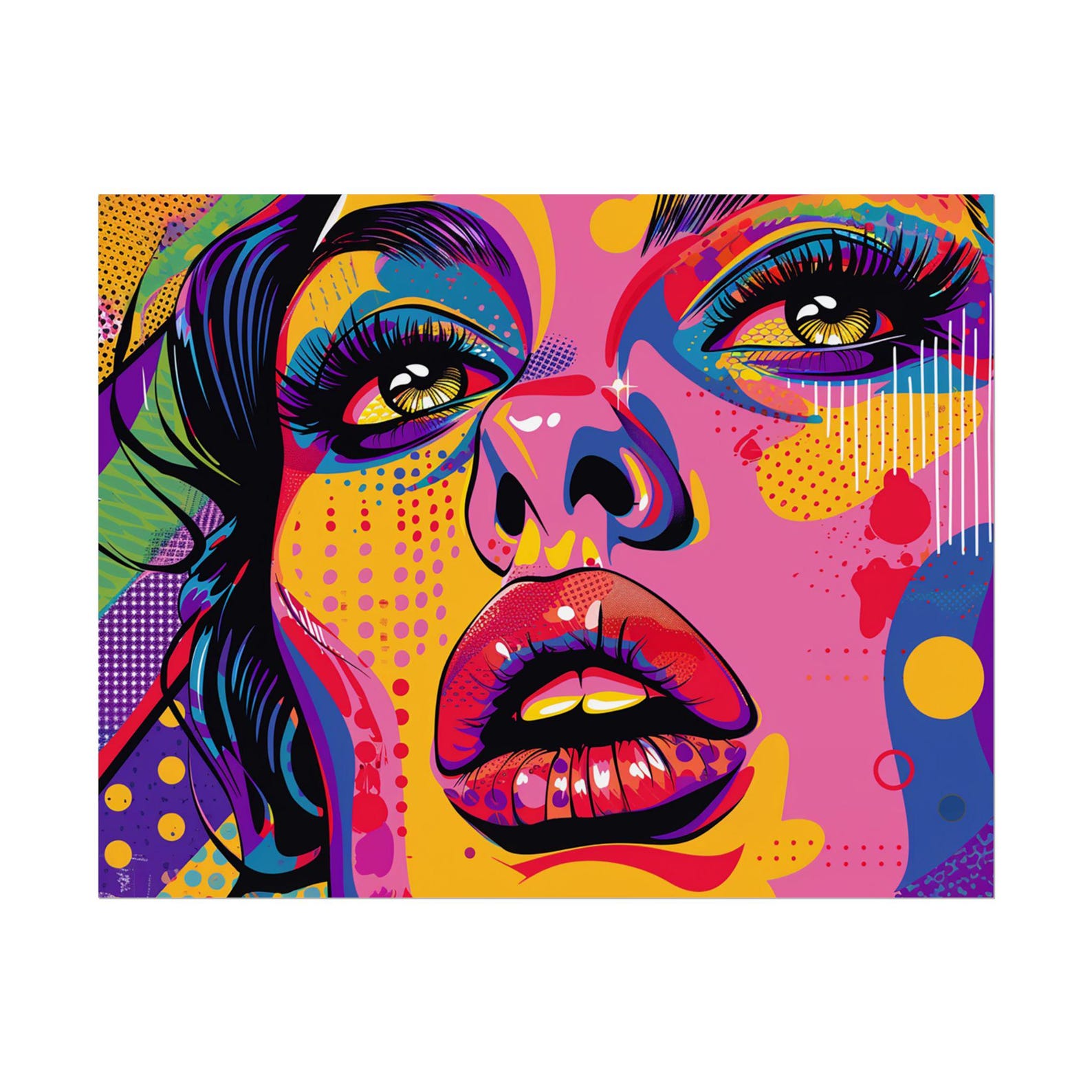 Pop Art Model Posters, Andy Warhol Inspired, Contemporary Art Print ...