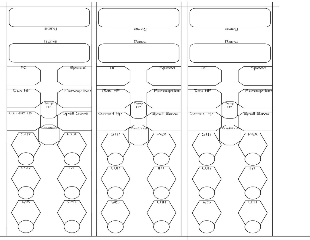 D&D Initiative Tracker | Printable and Editable RPG Tool | Digital ...
