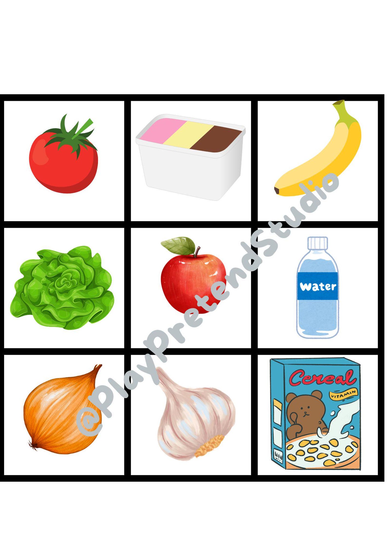 Grocery Shop Pretend Play Game – Printable Grocery Shopping Activity ...