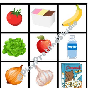 Grocery Shop Pretend Play Game – Printable Grocery Shopping Activity ...