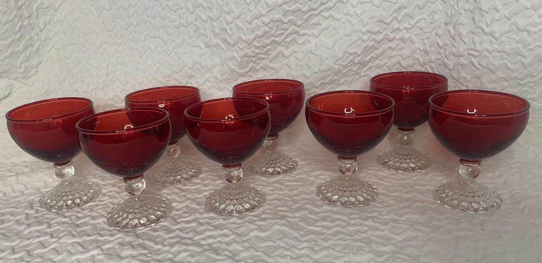 Vintage Boopie Bubble Cordial Glasses by Anchor Hocking - Etsy