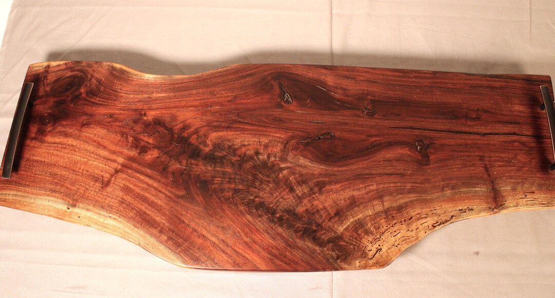 Extra Large Live Edge Walnut Serving Slab – Handcrafted Charcuterie ...