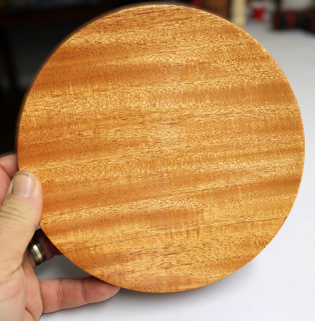 Mahogany Plate - Genuine Mahogany Food Safe Dish With Great Colors - Etsy
