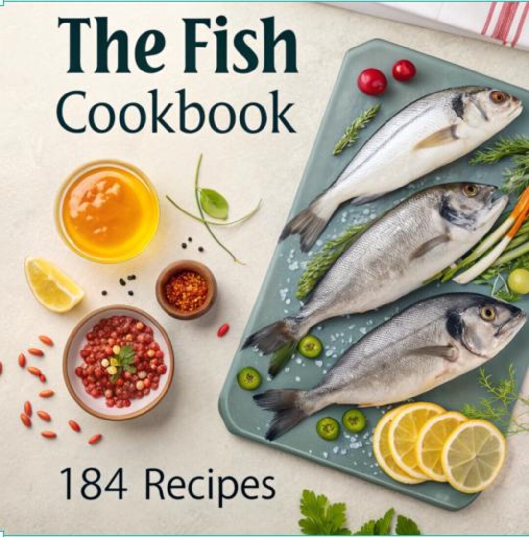 184 Recipes From Fish, Fish Cookbook, Including Meal Ideas, Healthy Food Recipes, PDF Meal ...