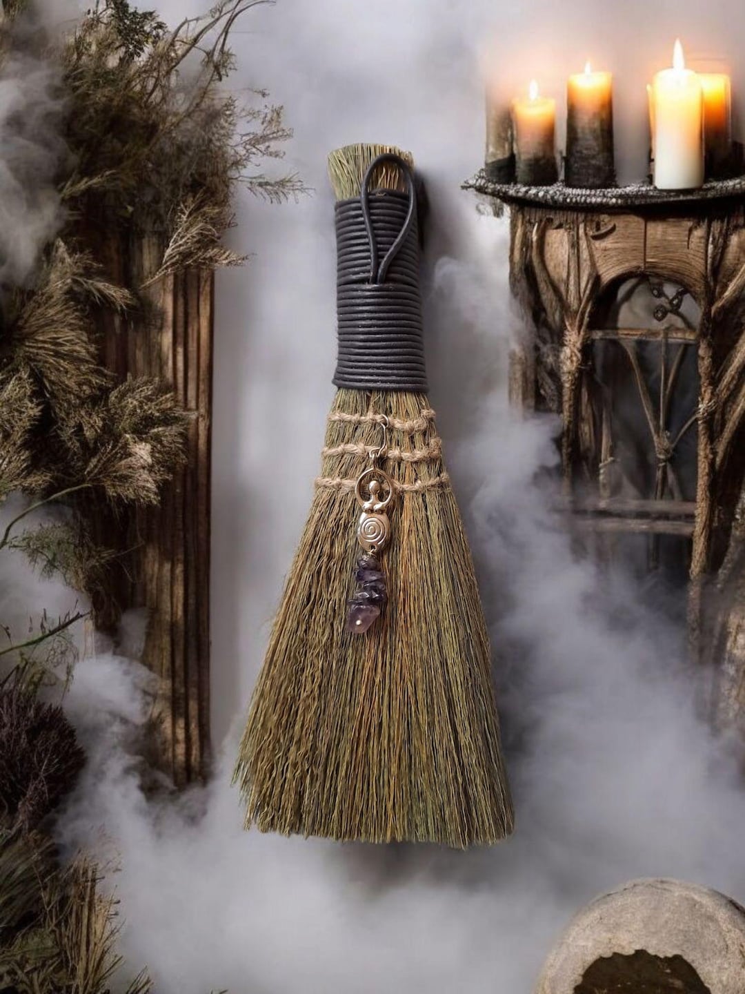 Witch's Broom Goddess* Amethyst - Etsy