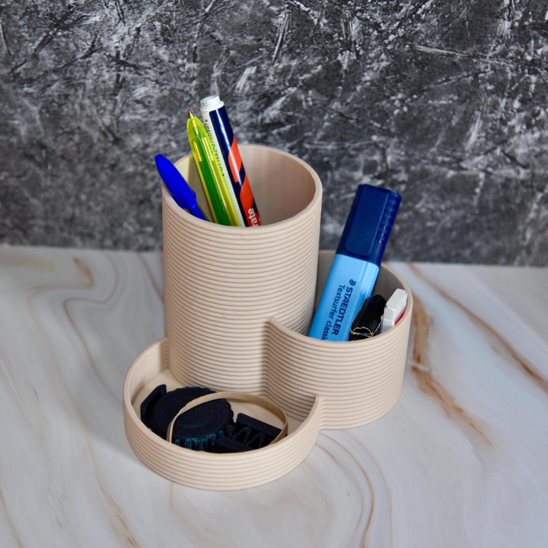 Ribbed Desk Tidy, Stylish Desk Tidy, Pen and Pencil Storage - Etsy