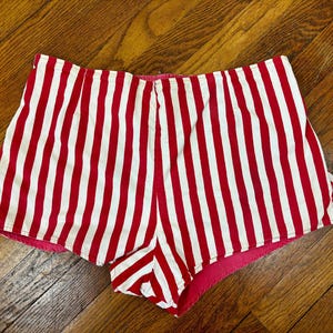 Vintage 50s 60s Men’s Brentwood Swim ’n’ Play Togs Red and White ...