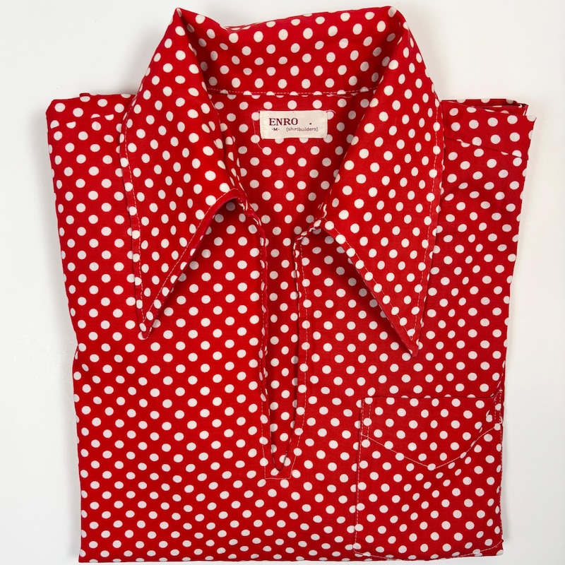 Red Polka Dot Shirt - Etsy