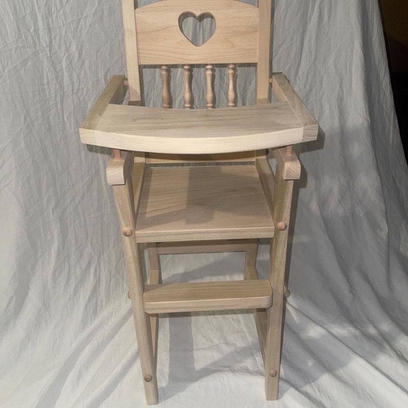 Antique Wood High Chair - Etsy