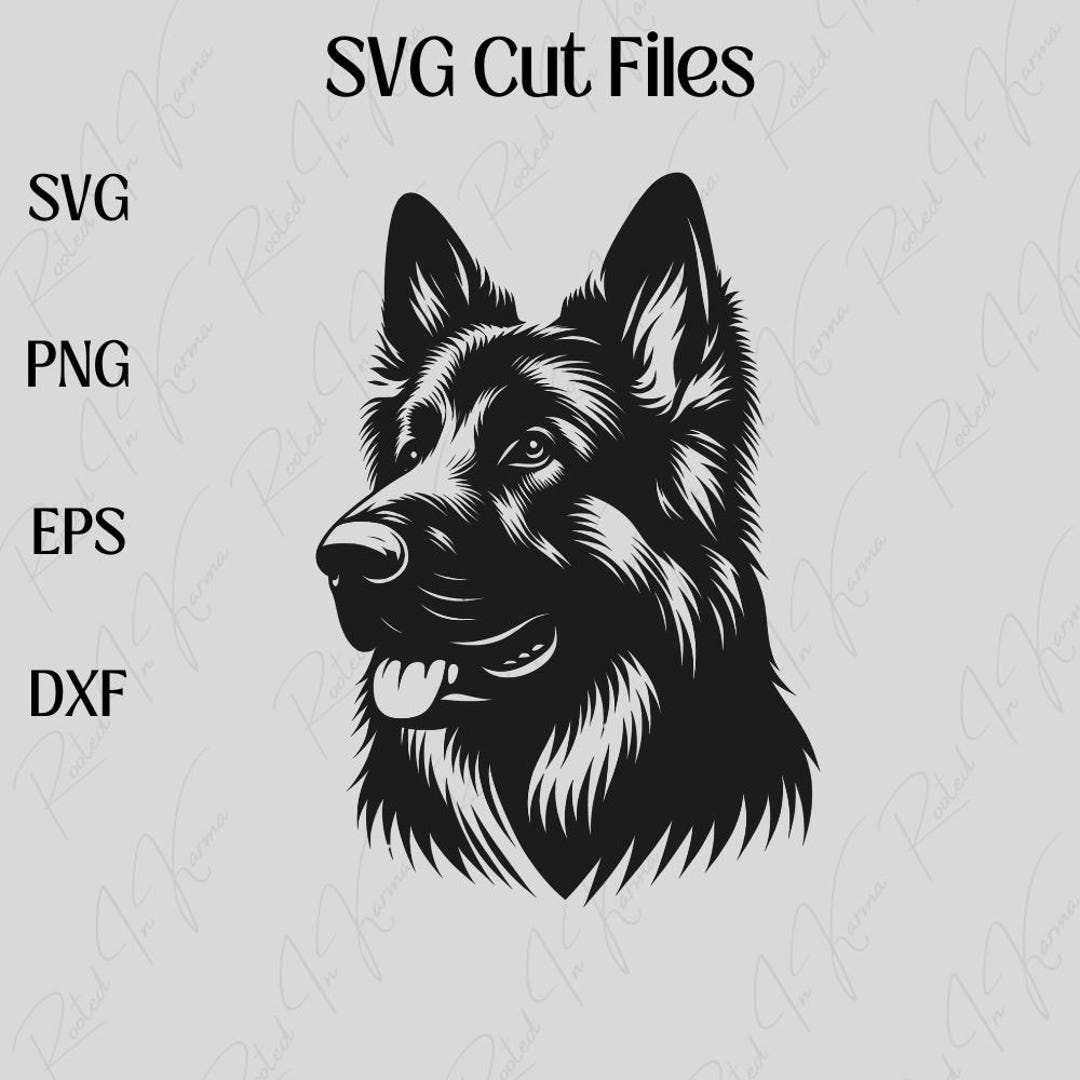 German Shepard | SVG Cut Files for Cricut, Silhouette & More - Etsy