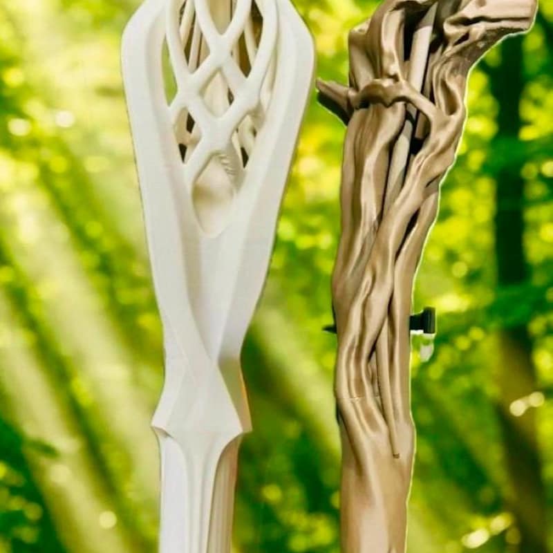 Wood Staff Druids - Etsy UK