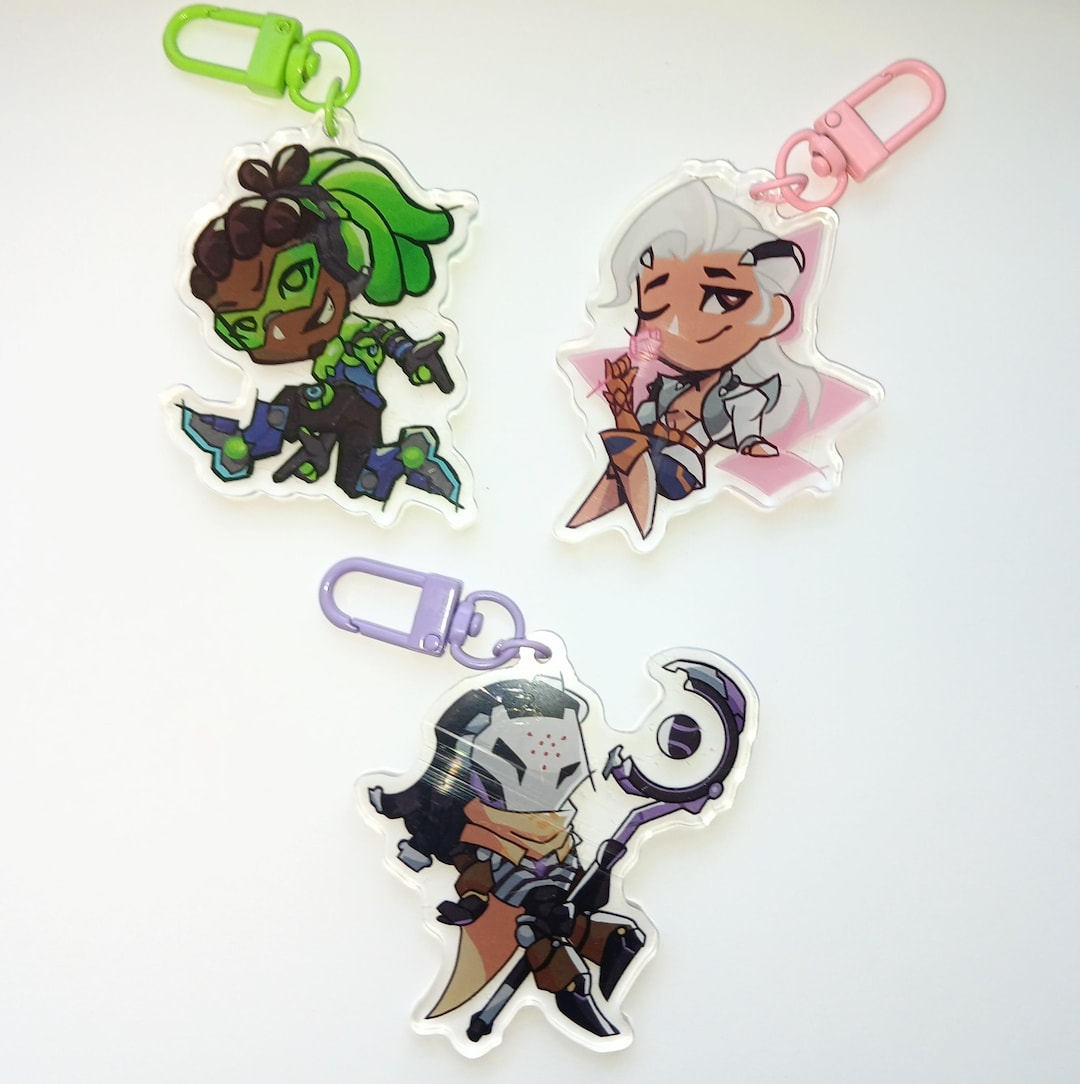 Overwatch 2 Lifeweaver Lúcio Ramattra Chibi Keychain - Etsy