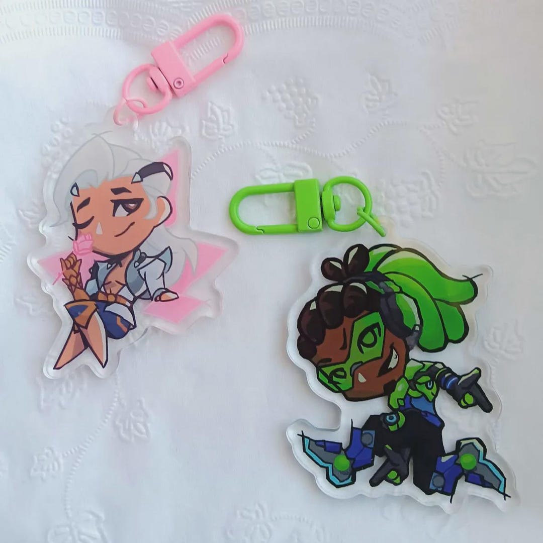 Overwatch 2 Lifeweaver Lúcio Chibi Keychain - Etsy