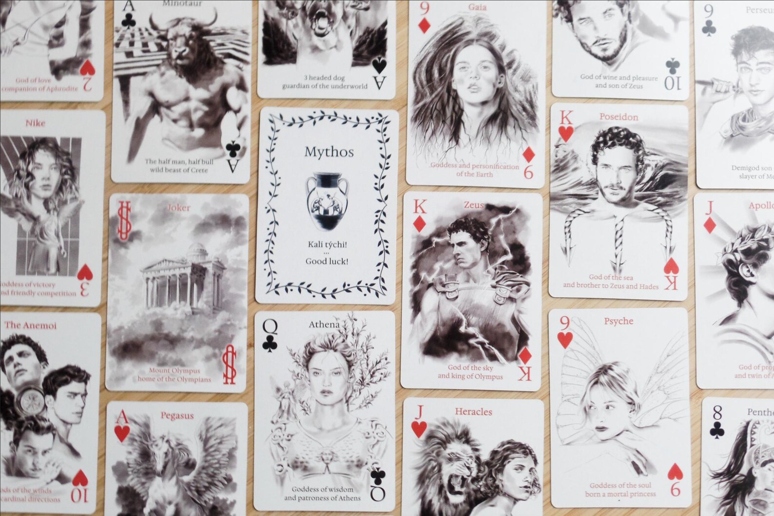 Mythos: Greek Mythology Card Deck - Etsy