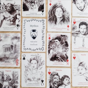 Mythos: Greek Mythology Card Deck - Etsy