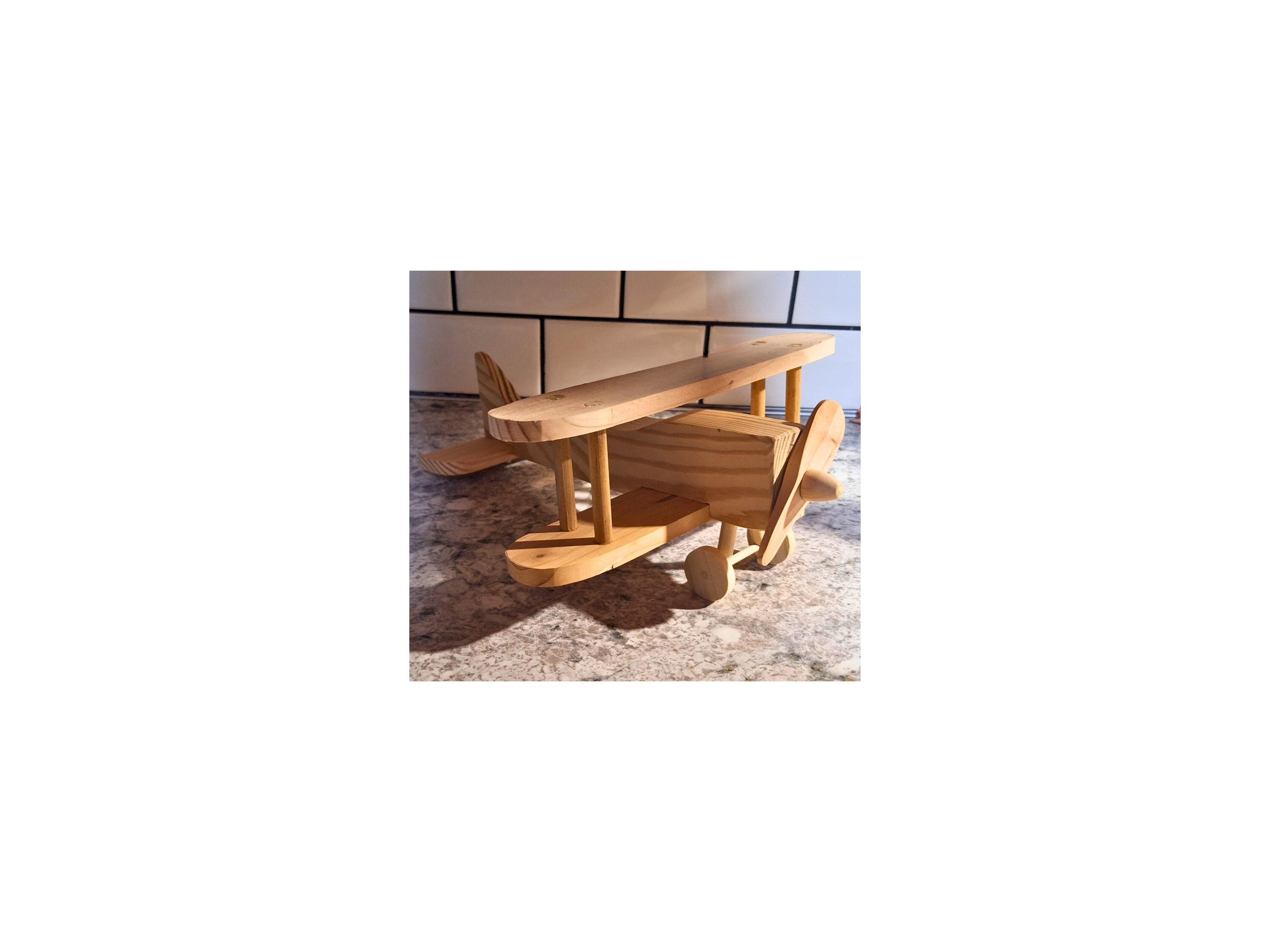 Handcrafted Wooden Plane - Etsy