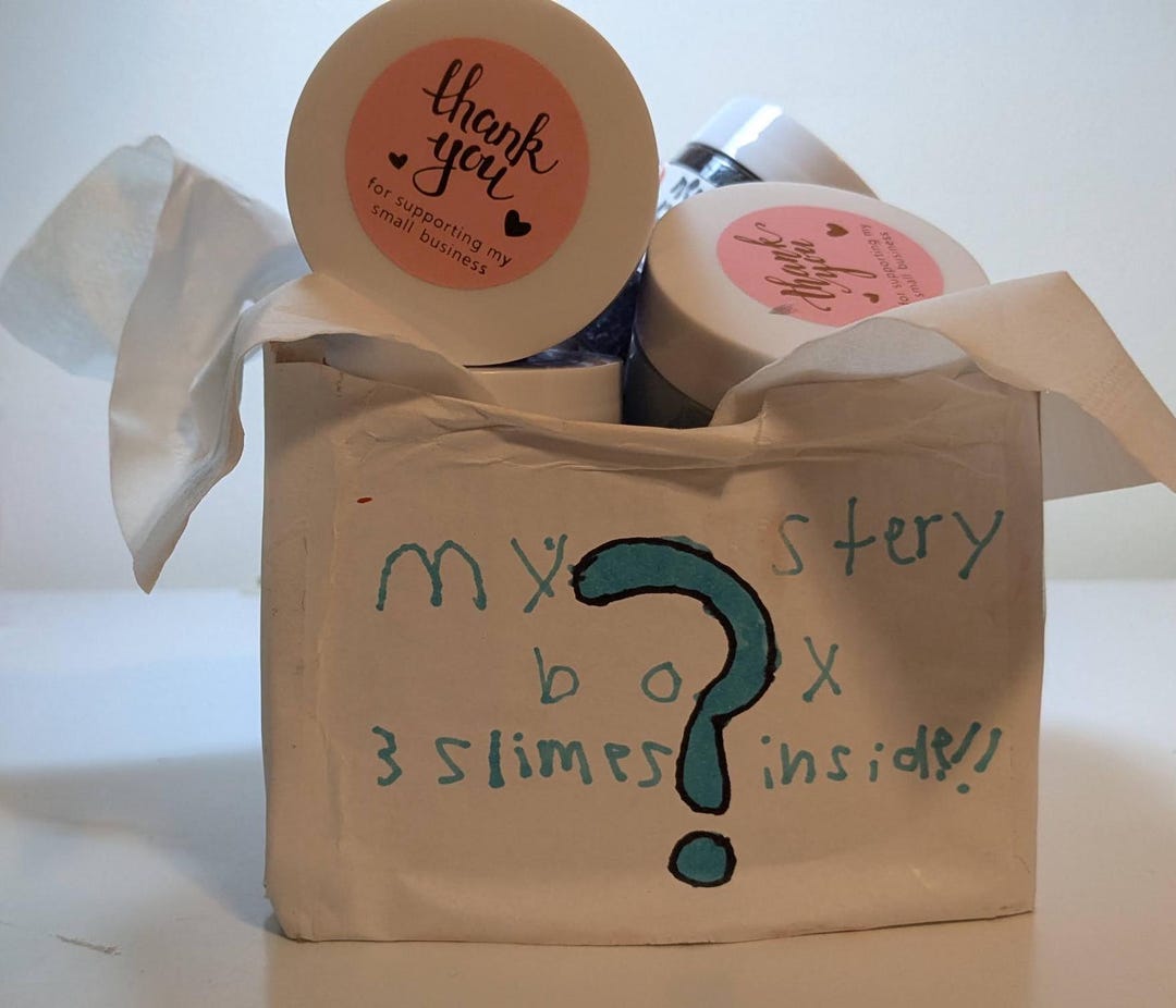 3-slime Mystery Box - Etsy