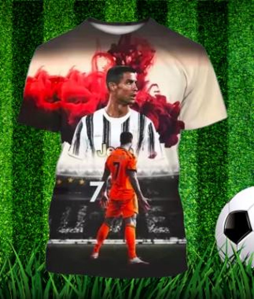 Summer Fashion Cristiano Ronaldo 3D Printed T-shirts for Men - Custom ...