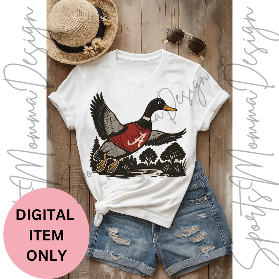 Alabama Duck - PNG Digital (instant Download) - Etsy