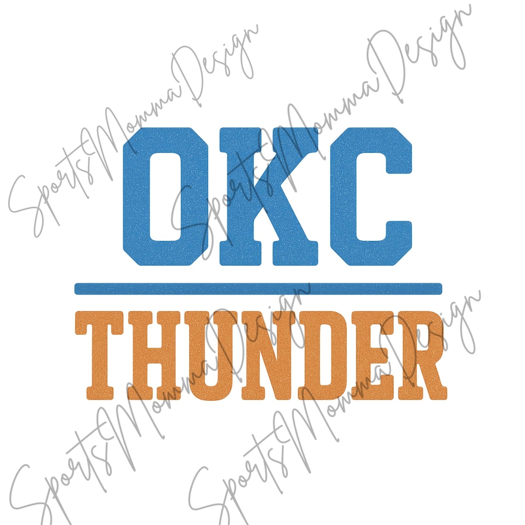OKC Thunder - PNG/SVG File Bundle (instant Download) - Etsy