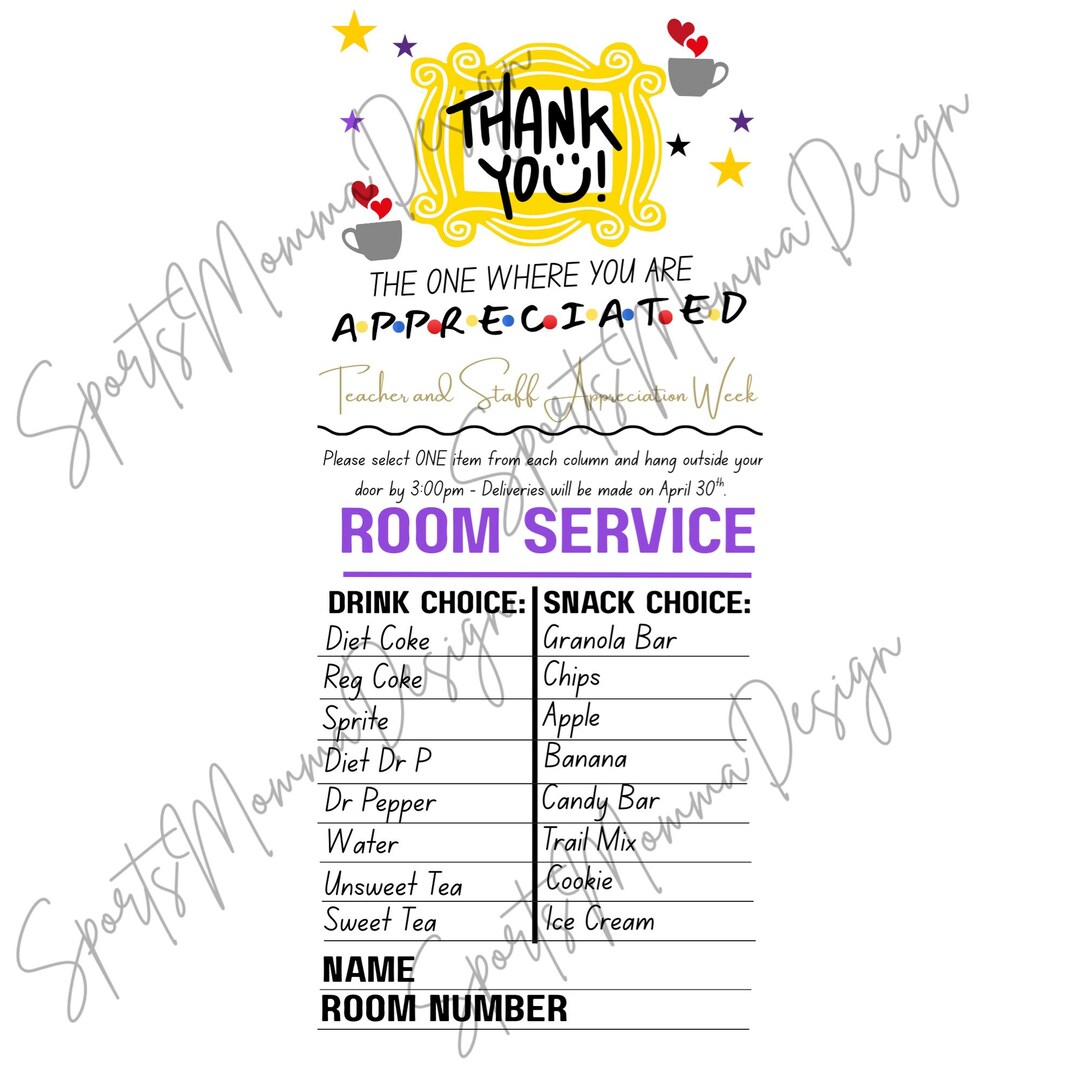 Teacher Appreciation Door Knob PRINTABLE - PDF PRINT (instant Download ...