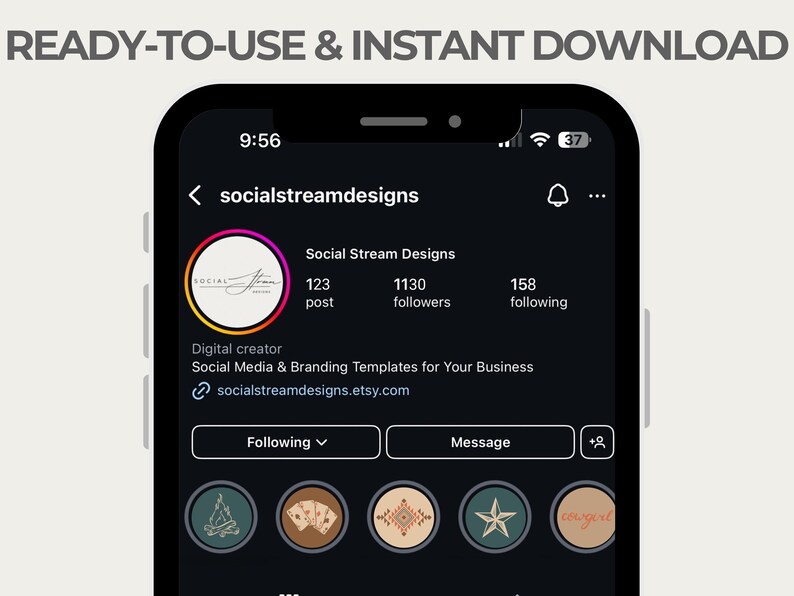 40 Western Social Media Highlight Covers | Aesthetic PNG Icons ...