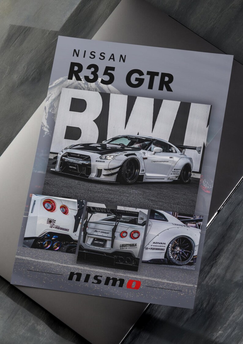 Nissan R35 GTR Poster | JDM Poster - Etsy