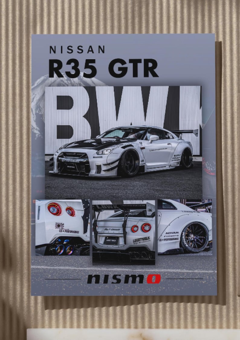Nissan R35 GTR Poster | JDM Poster - Etsy