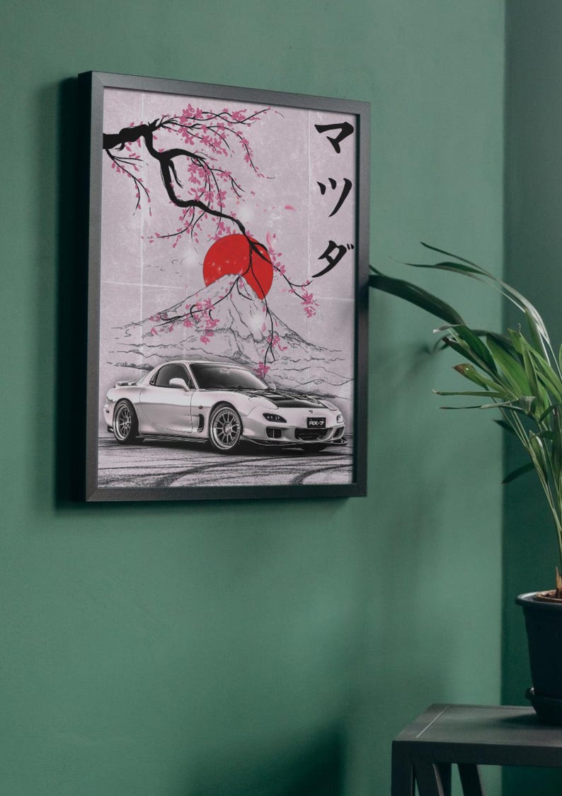 Mazda RX7 Poster | JDM Poster - Etsy