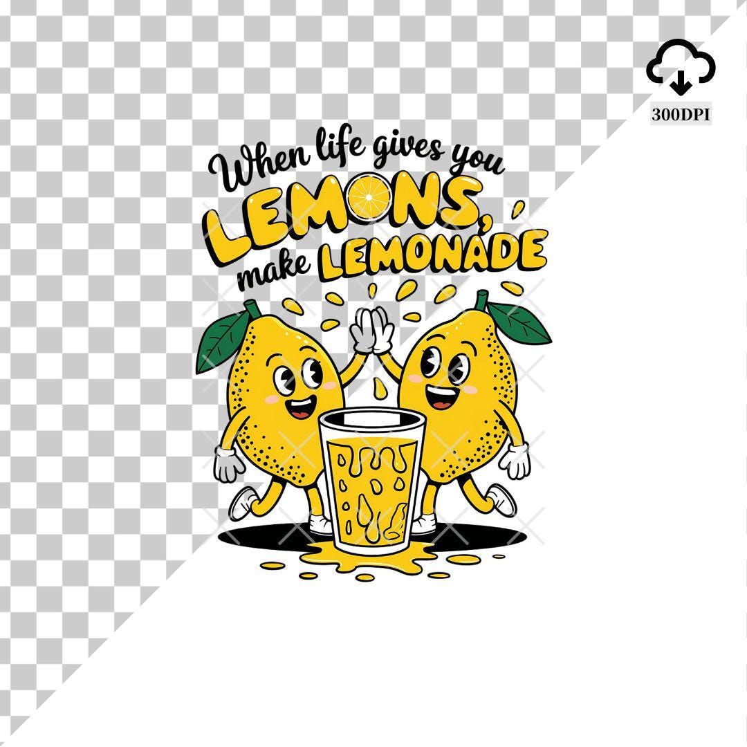 When Life Gives You Lemons Png, Make Lemonade Png , Funny Fruits ...