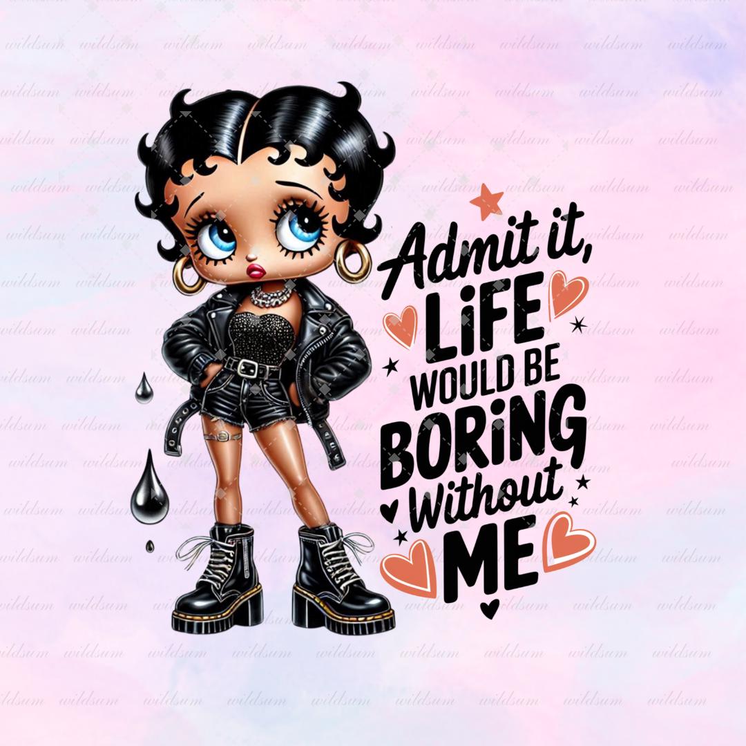 Bold & Sassy Girl PNG, Gift for Her, Fashionista Clipart , Trendy Sassy ...