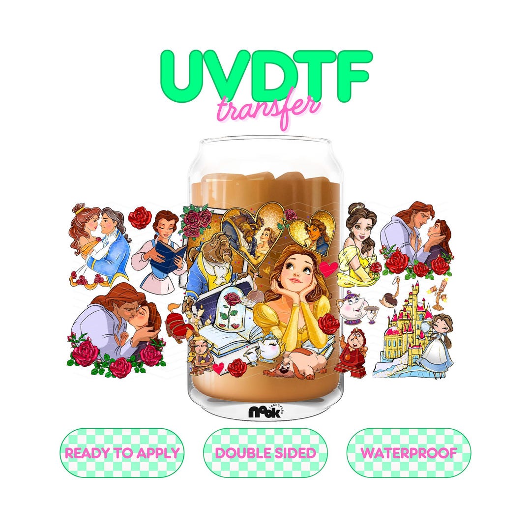 UV 117 | UVDTF Cup Wrap 16oz | Ready to Apply | High Quality | Double ...