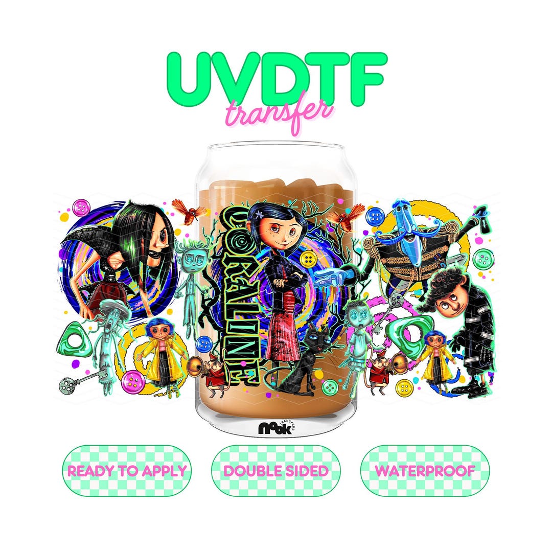 UV 360 | UVDTF Cup Wrap | Ready to Apply | High Quality | Double Sided ...