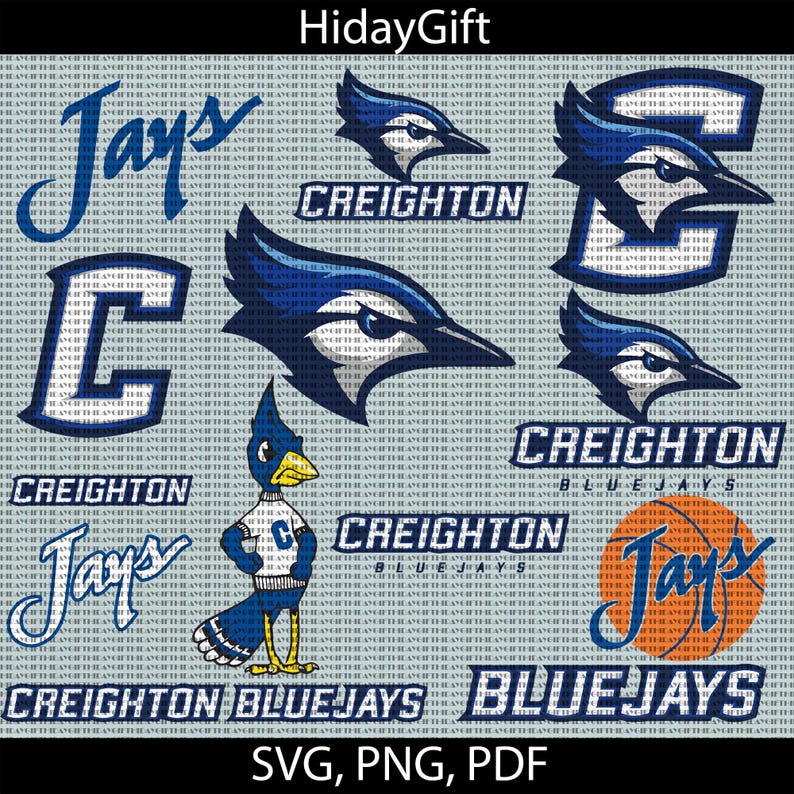 Creighton College SVG, High Quality File, Bluejays SVG, Athletics ...