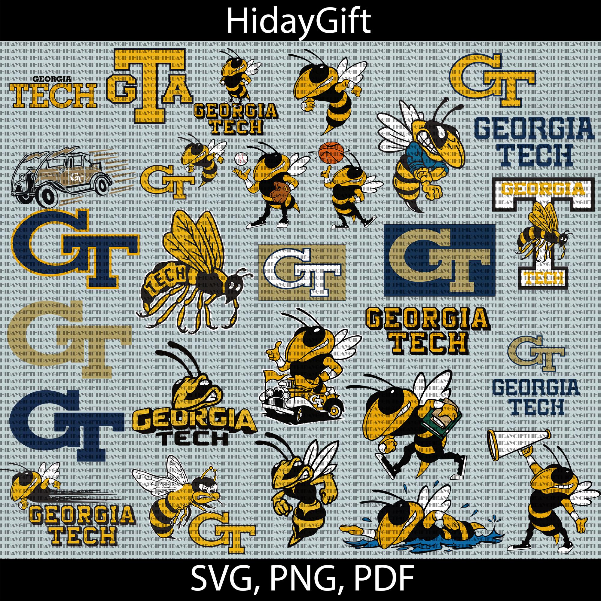Georgia Tech College SVG, High Quality File, Yellow Jackets SVG ...