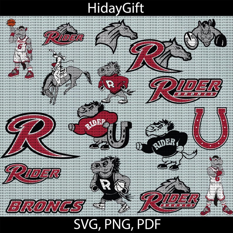 Rider College SVG, High Quality File, Broncs SVG, Athletics, Football ...