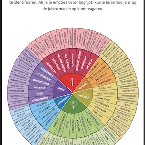 Dutch Emotions Wheel Verhoog Uw Emotionele Intelligentie ...