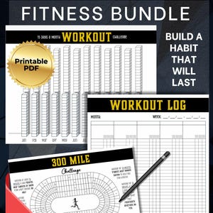Fitness Pro Bundle - Digital Templates - Etsy