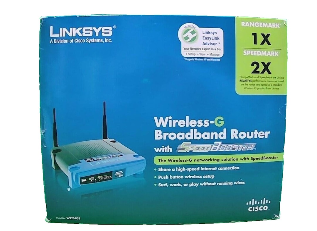 Linksys WRT54GS 54 Mbps 4-port 10/100 Wireless G Router - Etsy