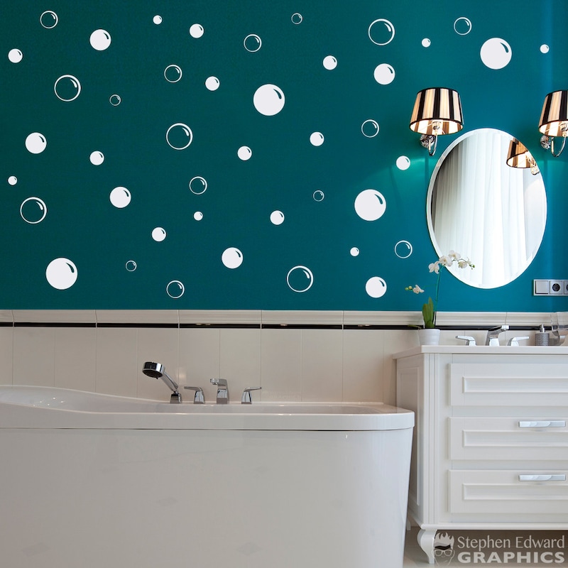 Bubbles Decal - Etsy