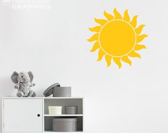 Wavy Sun Wall Art - Etsy