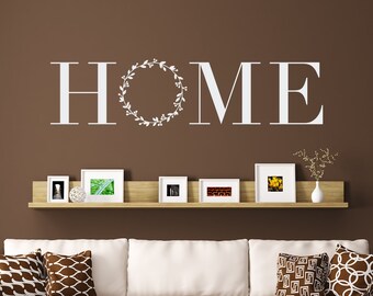 Home wall decal | Etsy