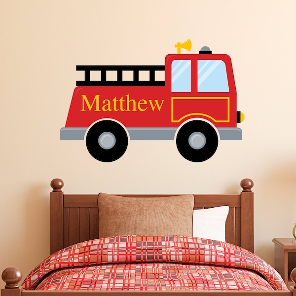 Fire Truck Vinyl - Etsy